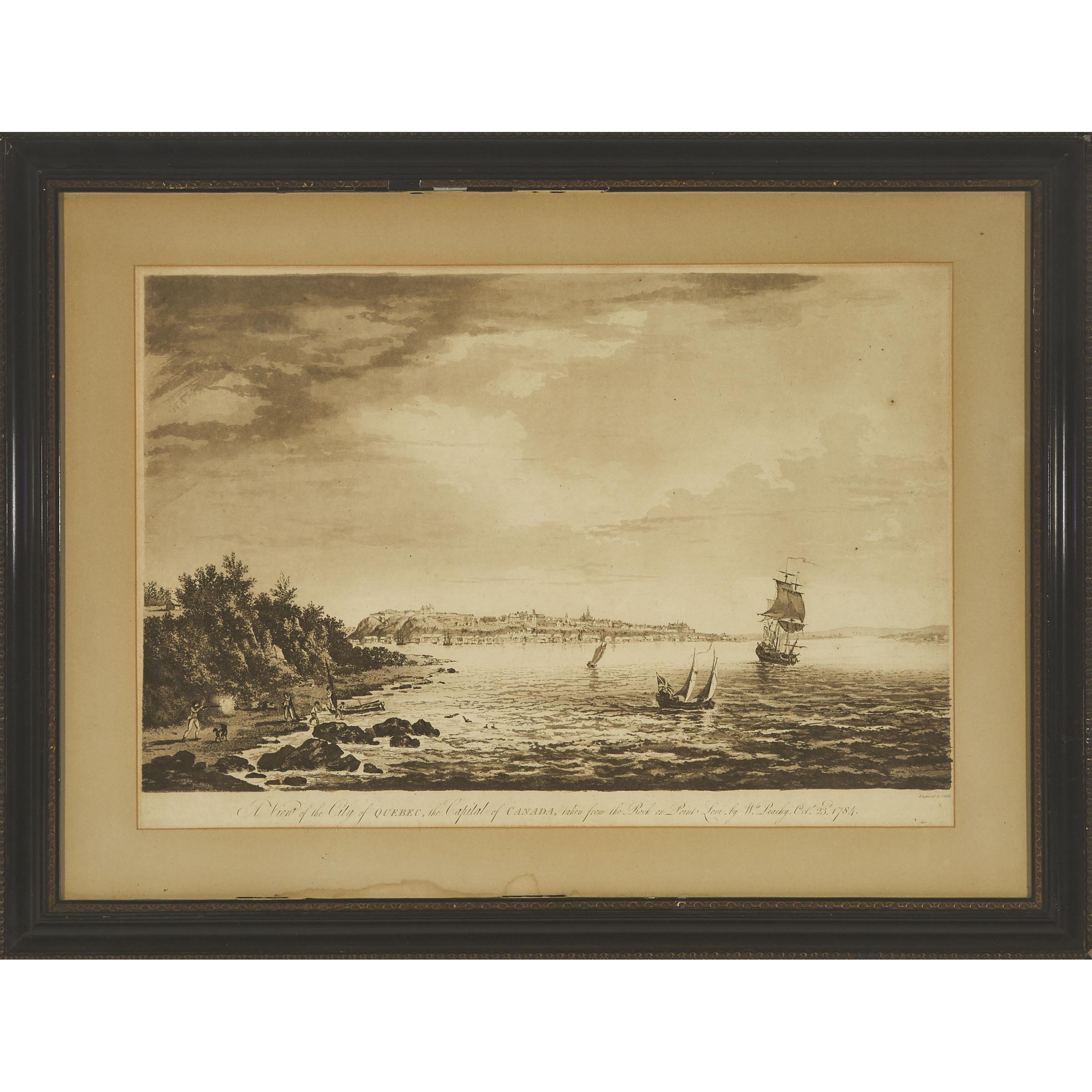 James William Peachey | A VIEW OF THE CITY OF QUEBEC, THE CAPITAL OF ...