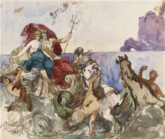 Otto Seitz | Die Hochzeit von Neptun und Amphitrite (1874) | MutualArt