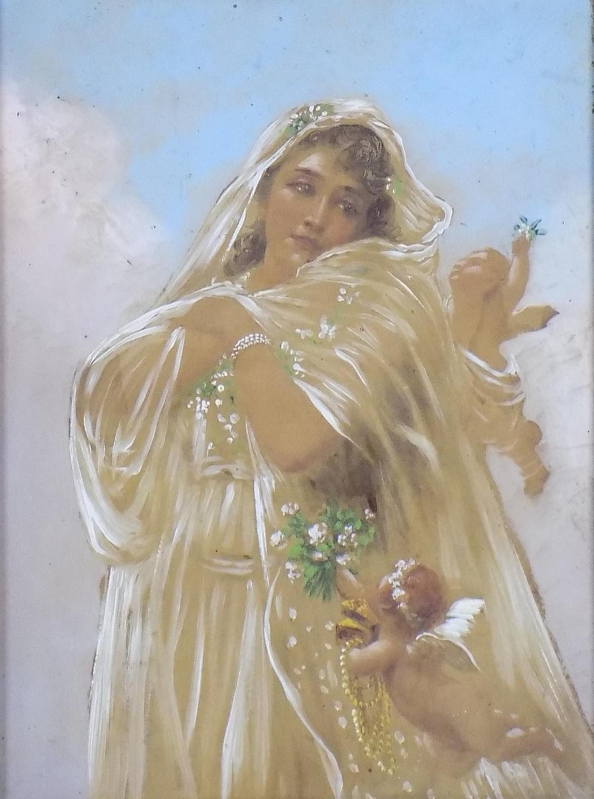 Edouard Bisson | German Porcelain Plaque of Echo | MutualArt