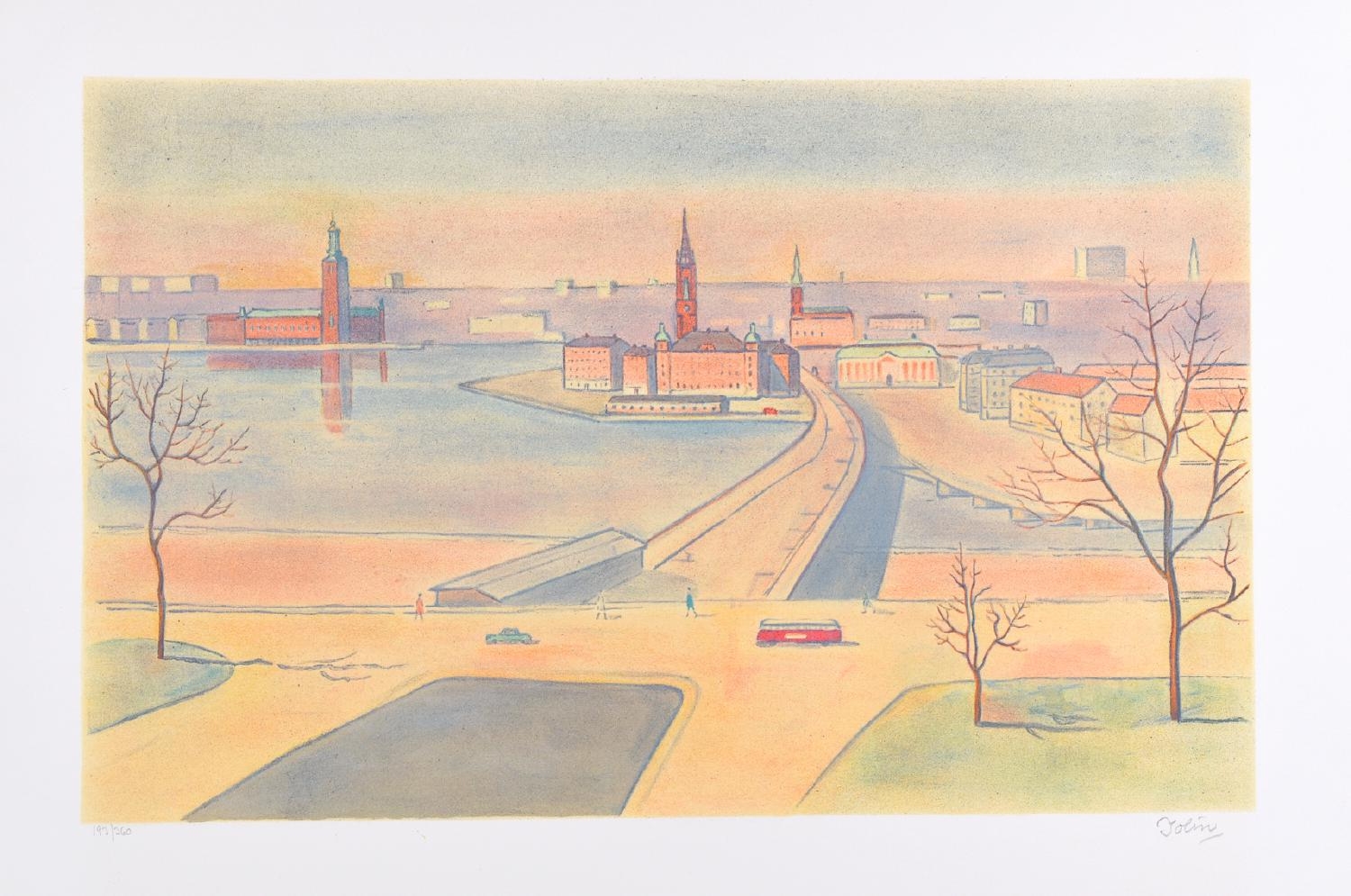 Einar Jolin | 73 Einar Jolin 1890-1976 Färglitografi | MutualArt