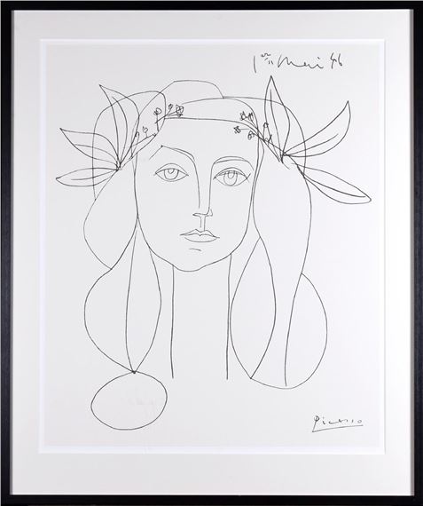Pablo Picasso | Great Head (1946) | MutualArt