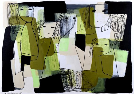 Marianne Johnson | Thoughtful women | MutualArt