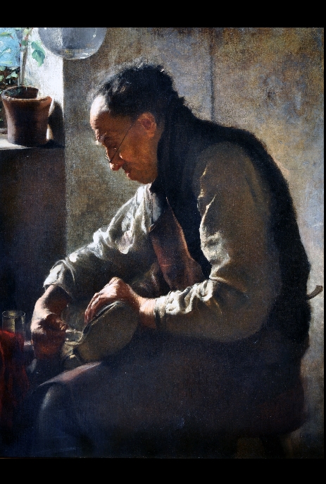 Teofilo Patini | Il ciabattino | MutualArt