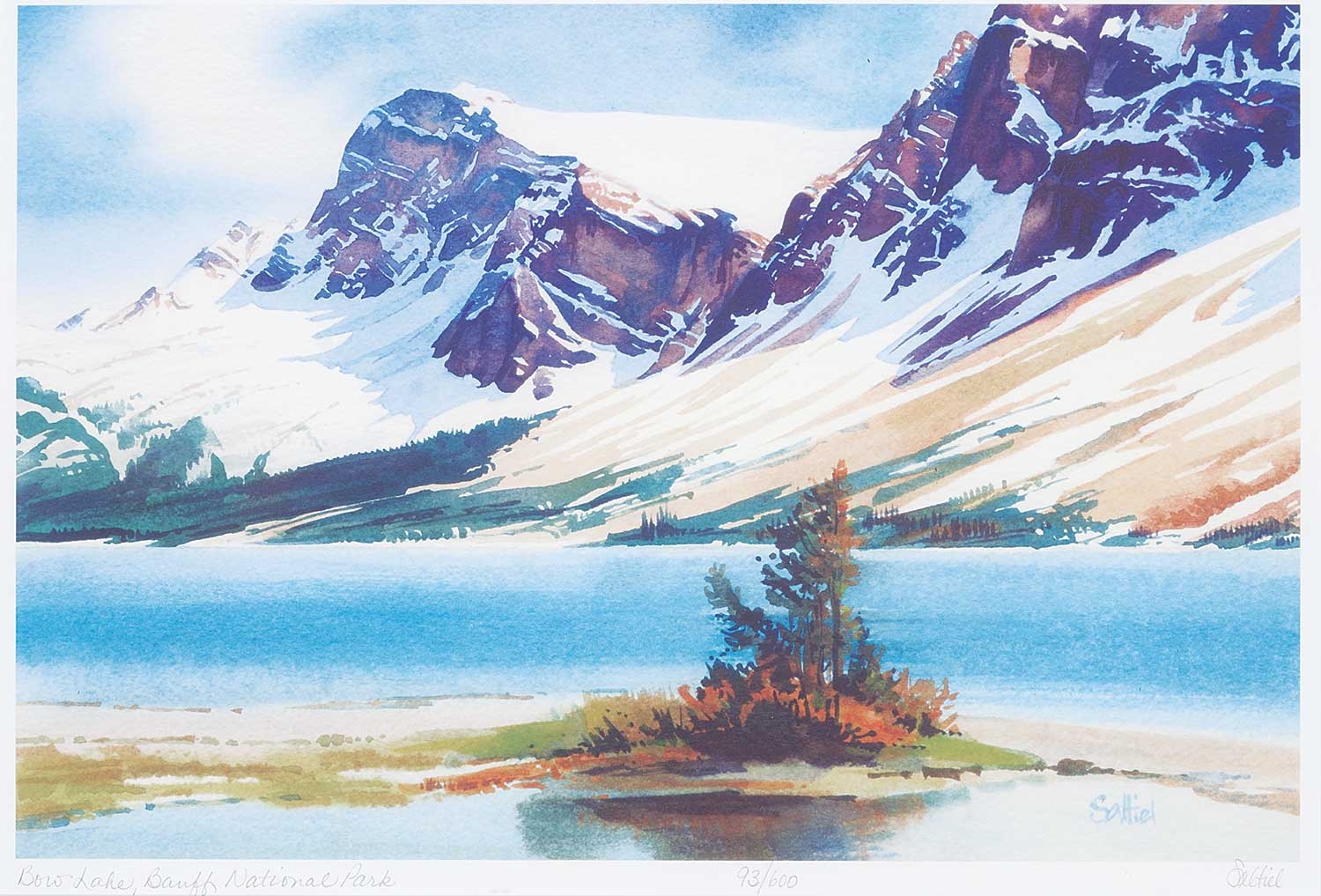 Alice Saltiel-Marshall | Bow Lake, Banff National Park | MutualArt