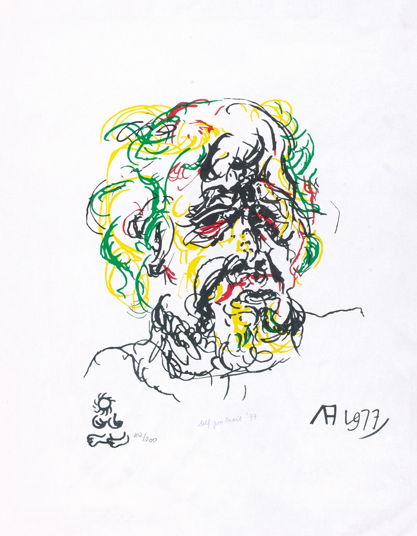 Affandi | Self Portrait (1977) | MutualArt