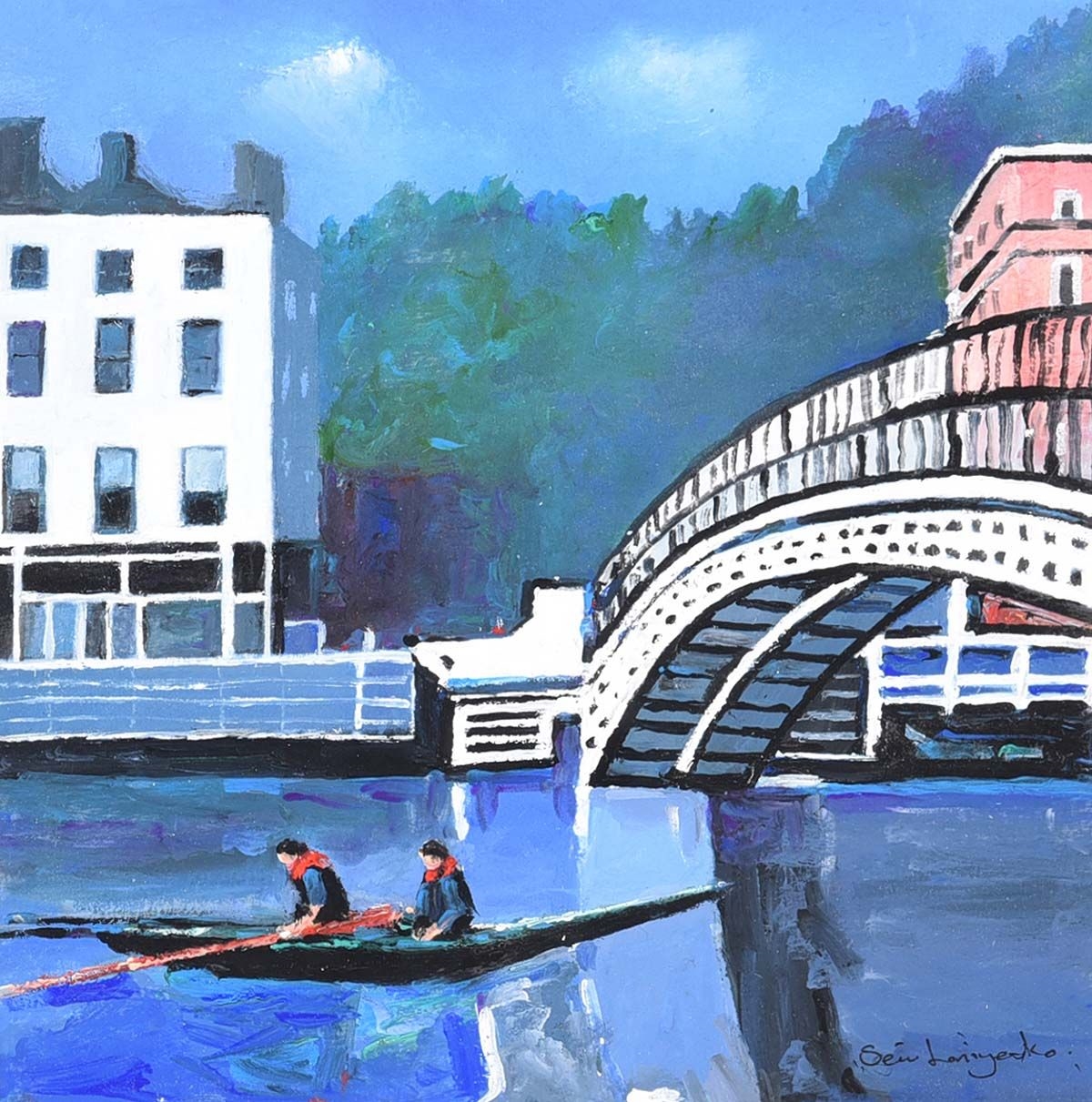 Sean Lorinyenko | THE FANAD CURRACH MEN HEADING TOWARD THE HA'PENNY ...