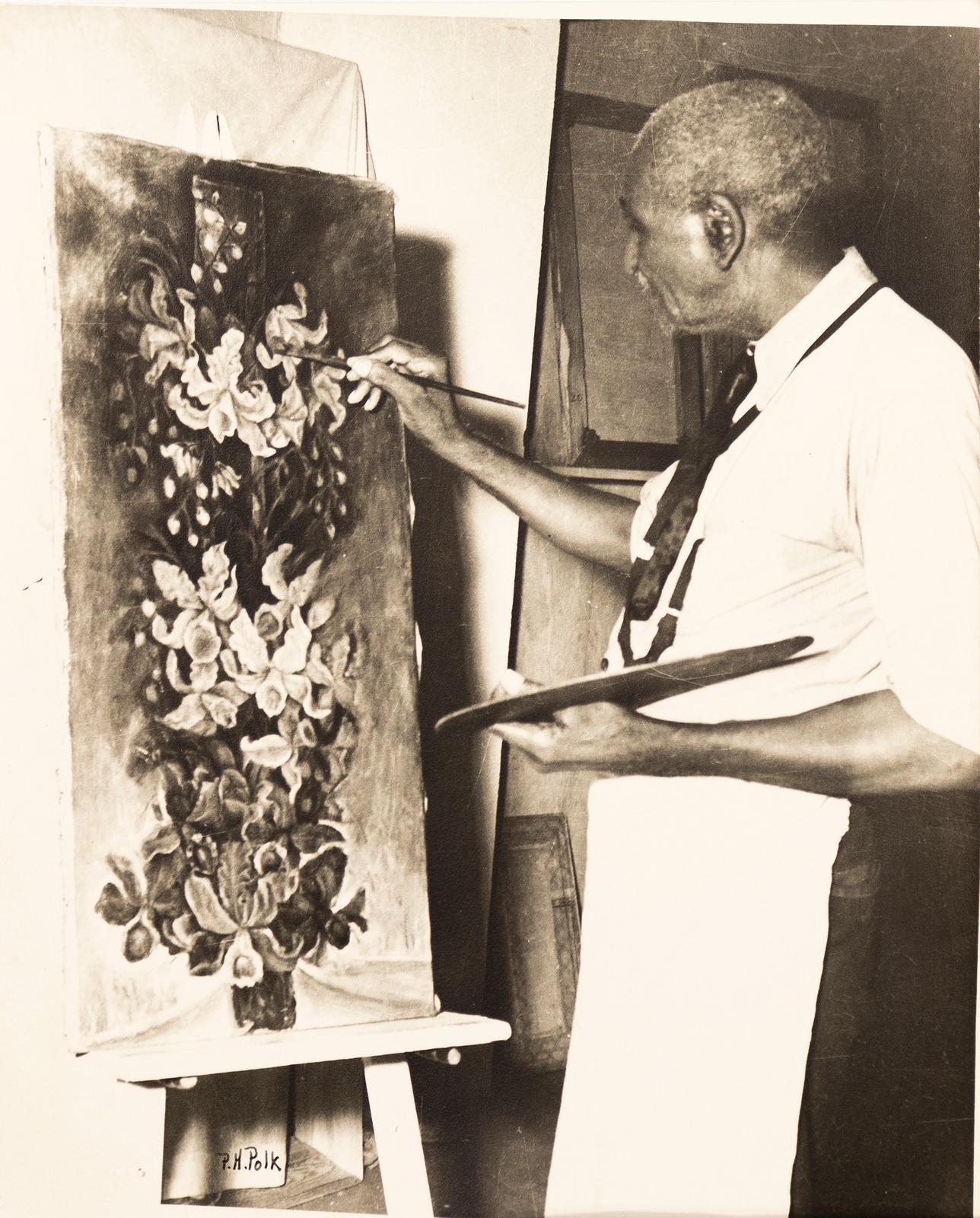 Prentice Hall Polk | George Washington Carver at the Easel | MutualArt