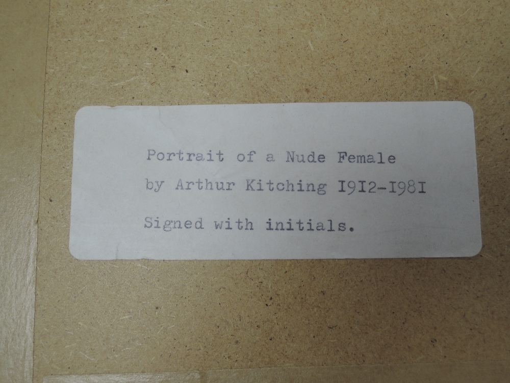 Arthur Kitching | Portrait of a Nude Female | MutualArt