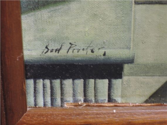 Dod Procter | seated lady with flower | MutualArt