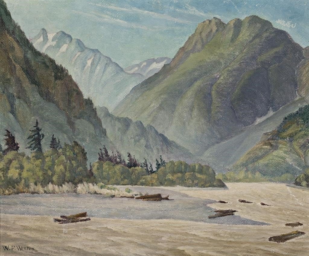 William Percival Weston | Fraser River, Hope B.C. | MutualArt