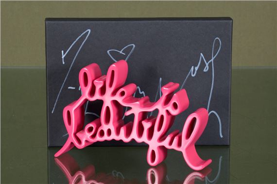Mr. Brainwash | Life is beautiful - Pink (2015) | MutualArt