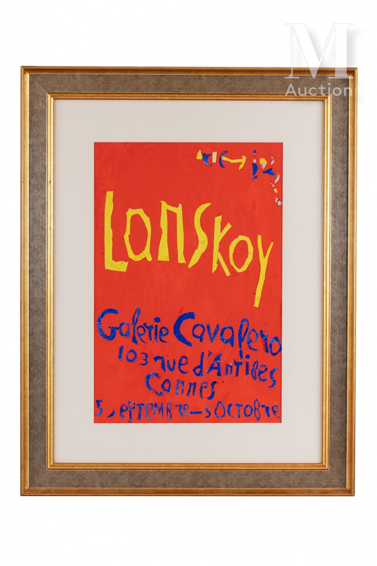 André Lanskoy | Poster project for an exhibition at the Cavalero ...
