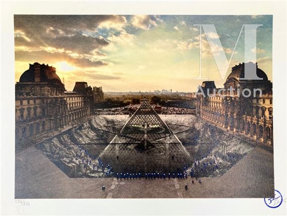 JR | JR AT THE LOUVRE (29) | MutualArt