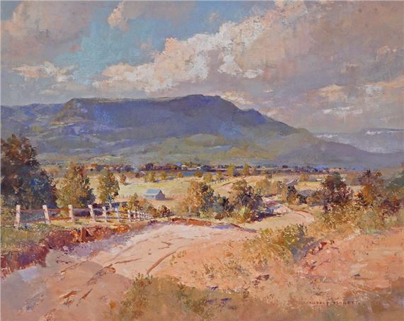 Rubery Bennett | The Track to Kangaroo Valley | MutualArt