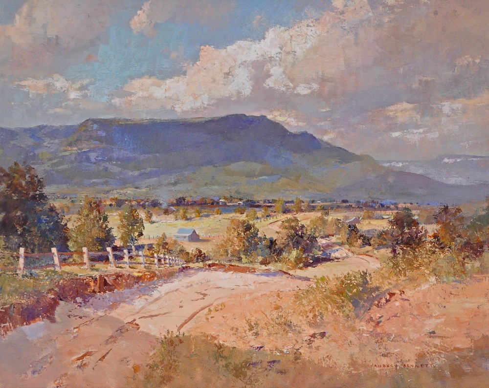 Rubery Bennett | The Track to Kangaroo Valley | MutualArt