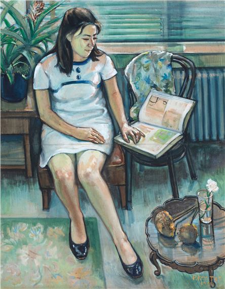 Park Kitae | Woman reading (1971) | MutualArt