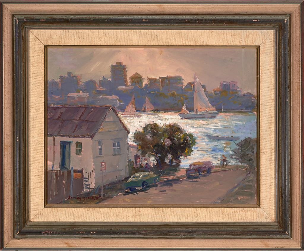 James R. Jackson | Overlooking Sydney Harbour | MutualArt