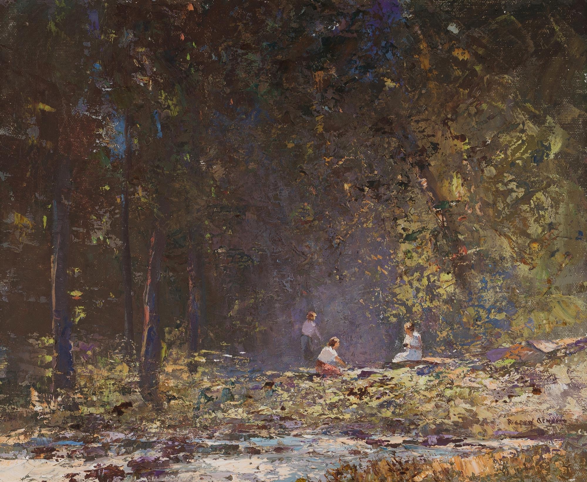 Rubery Bennett | Picnic in the Glade | MutualArt