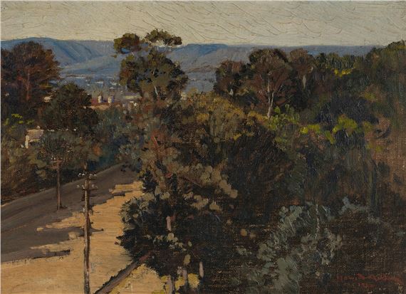 Julian Howard Ashton | Country Town View (1924) | MutualArt