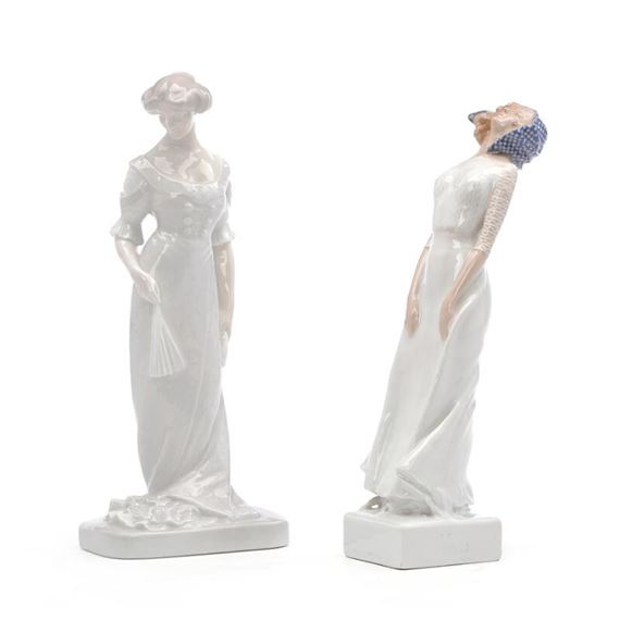 Axel Locher | A pair of porcelain figures modelled in the shapes of ...
