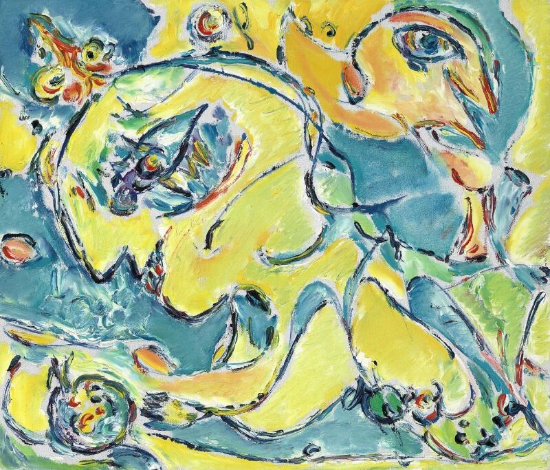 Carl-Henning Pedersen | “Eva” (Eve) (1992) | MutualArt