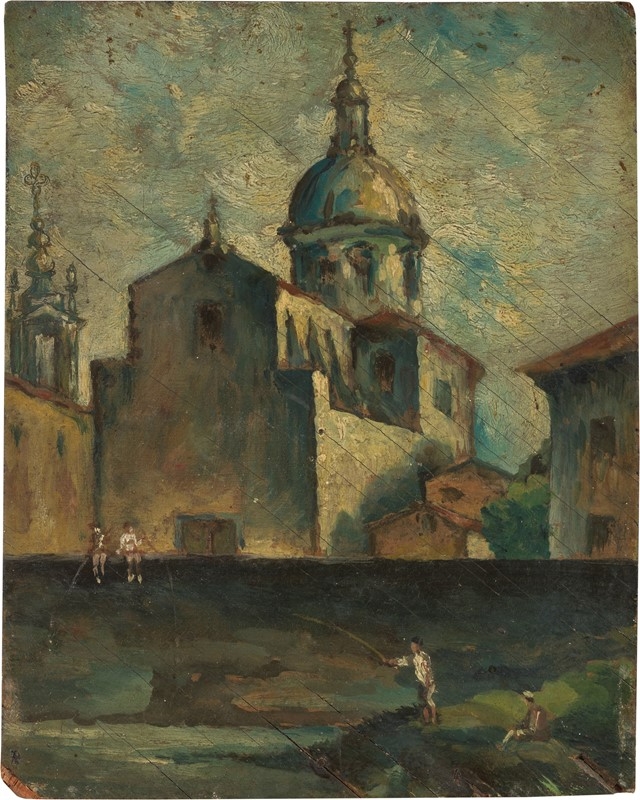 Onofrio Martinelli | BOZZETTO DELLA CHIESA DI CESTELLO (1922) | MutualArt