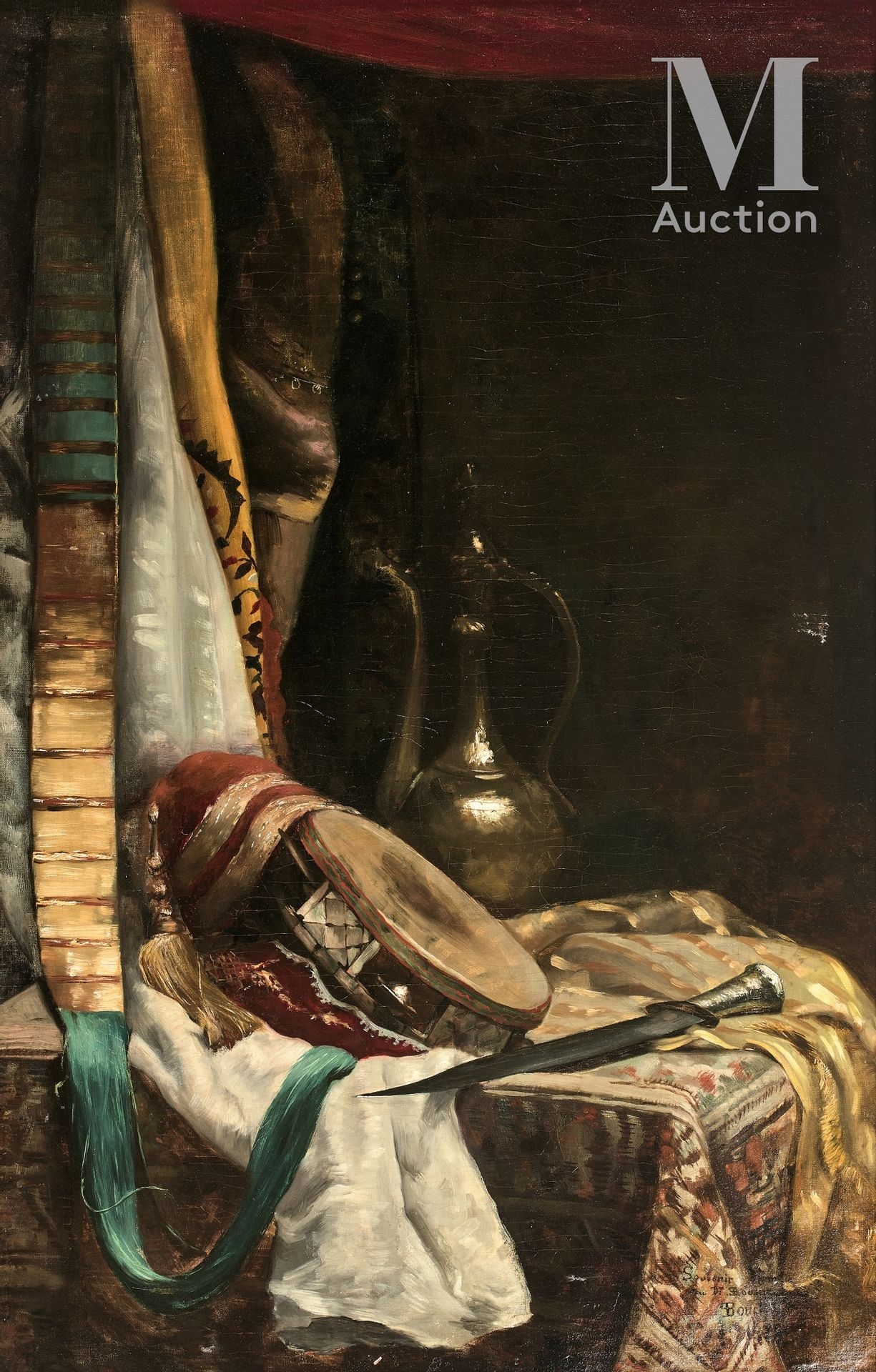 Paul Louis Bouchard | Composition au poignard et au tambourin (1878 ...