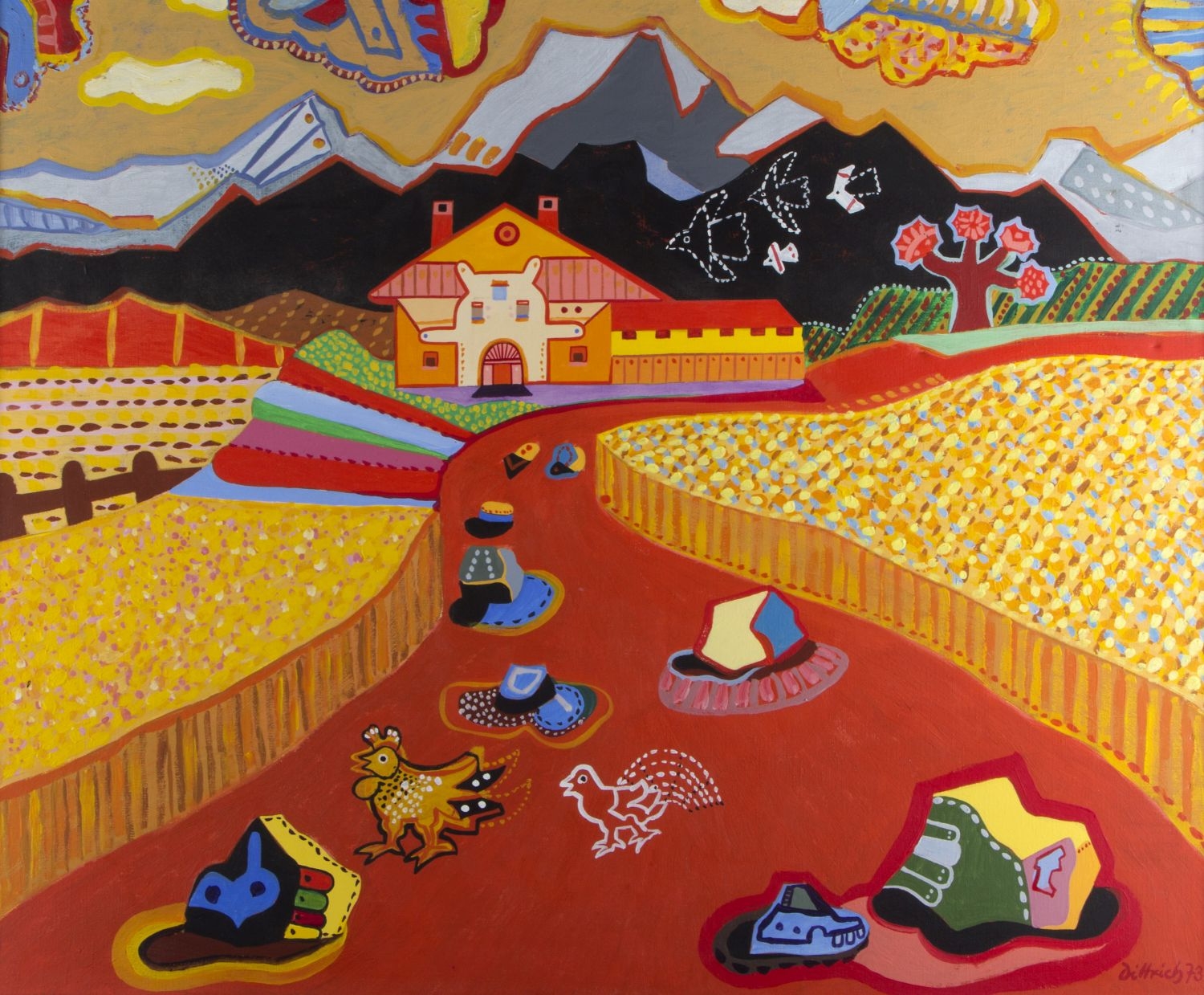 Simon Dittrich | Sommerlandschaft mit Kornfeld | MutualArt