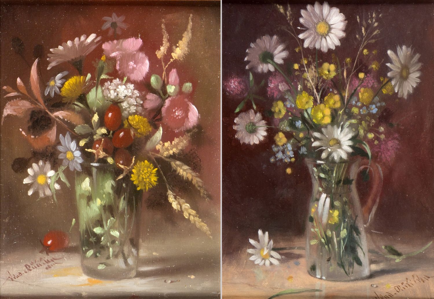 Vladimir Ruzicka | Stillleben mit Wiesenblumen | MutualArt