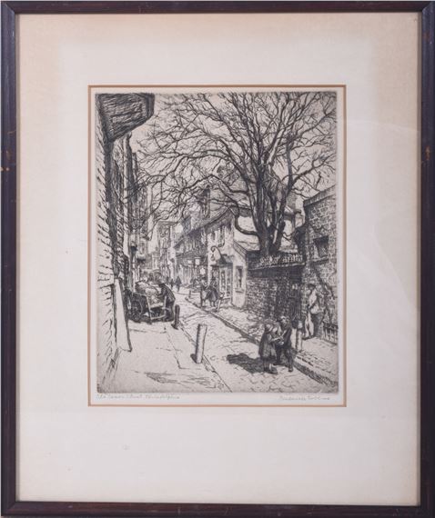 Frederick Robbins | Frederick Robbins, Etching of Philadelphia | MutualArt