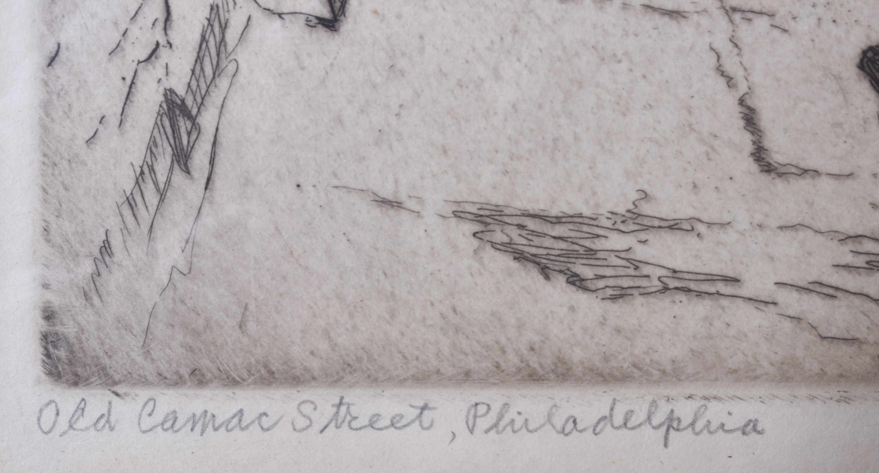 Frederick Robbins | Frederick Robbins, Etching of Philadelphia | MutualArt