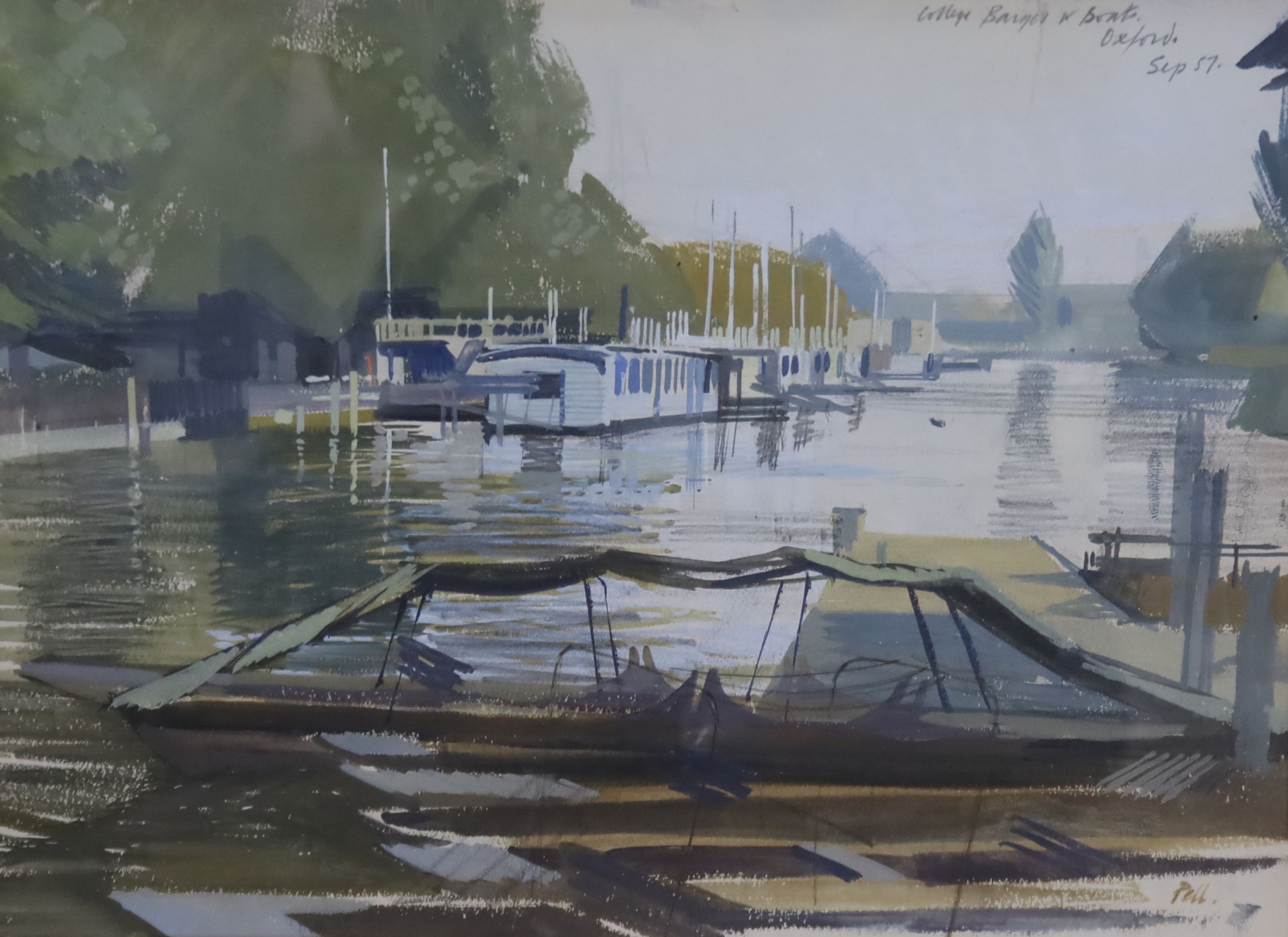 Robert Pell | College of barges and boats | MutualArt