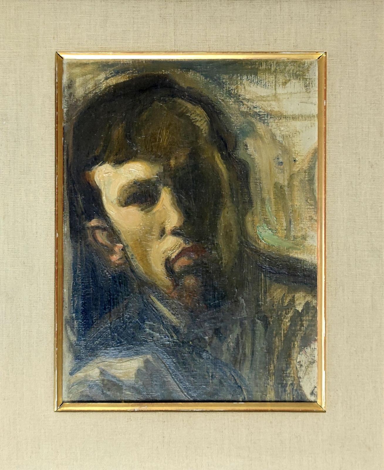 Swiss School, 20th Century | Portrait présumé de Maurice Barraud (1889 ...