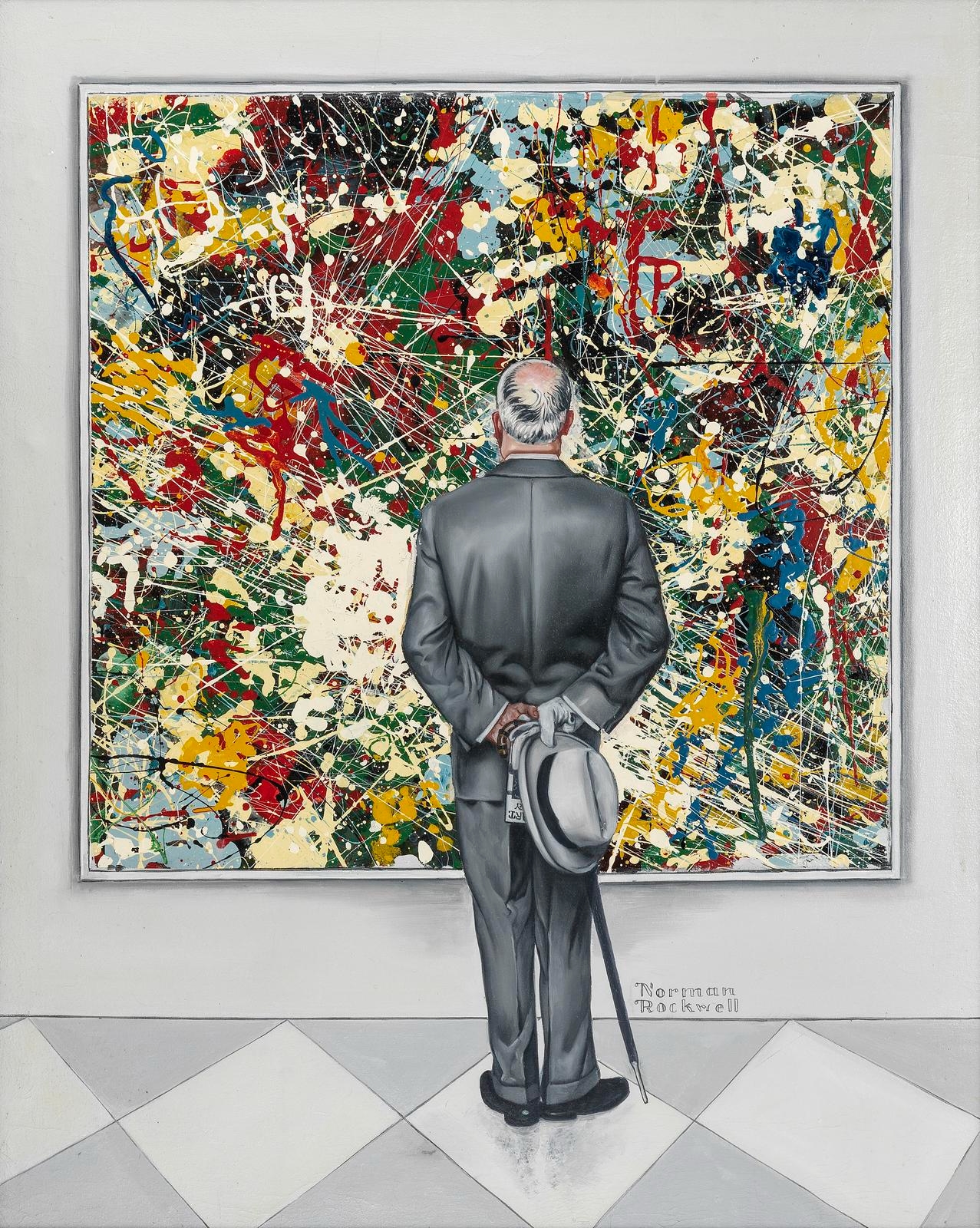 Norman Rockwell | The connoisseur | MutualArt
