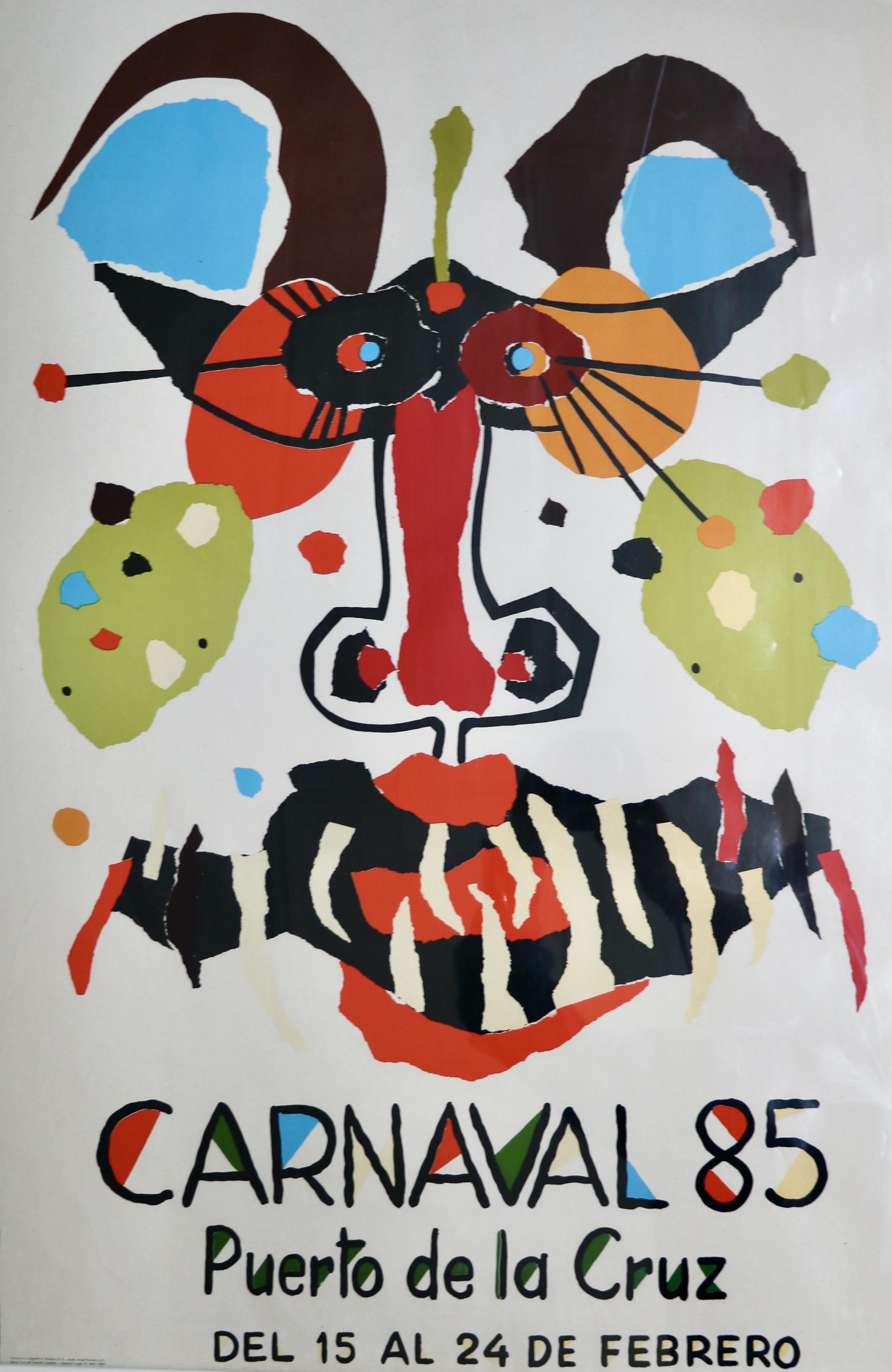 César Manrique | [POSTER] – MANRIQUE, C. (César) (1919-1992). “Carnaval ...