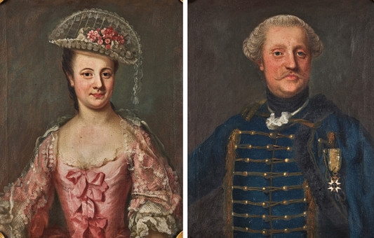 Karl Fredrik Brander | Porträtt av ryttmästare Axel Fredrik von ...