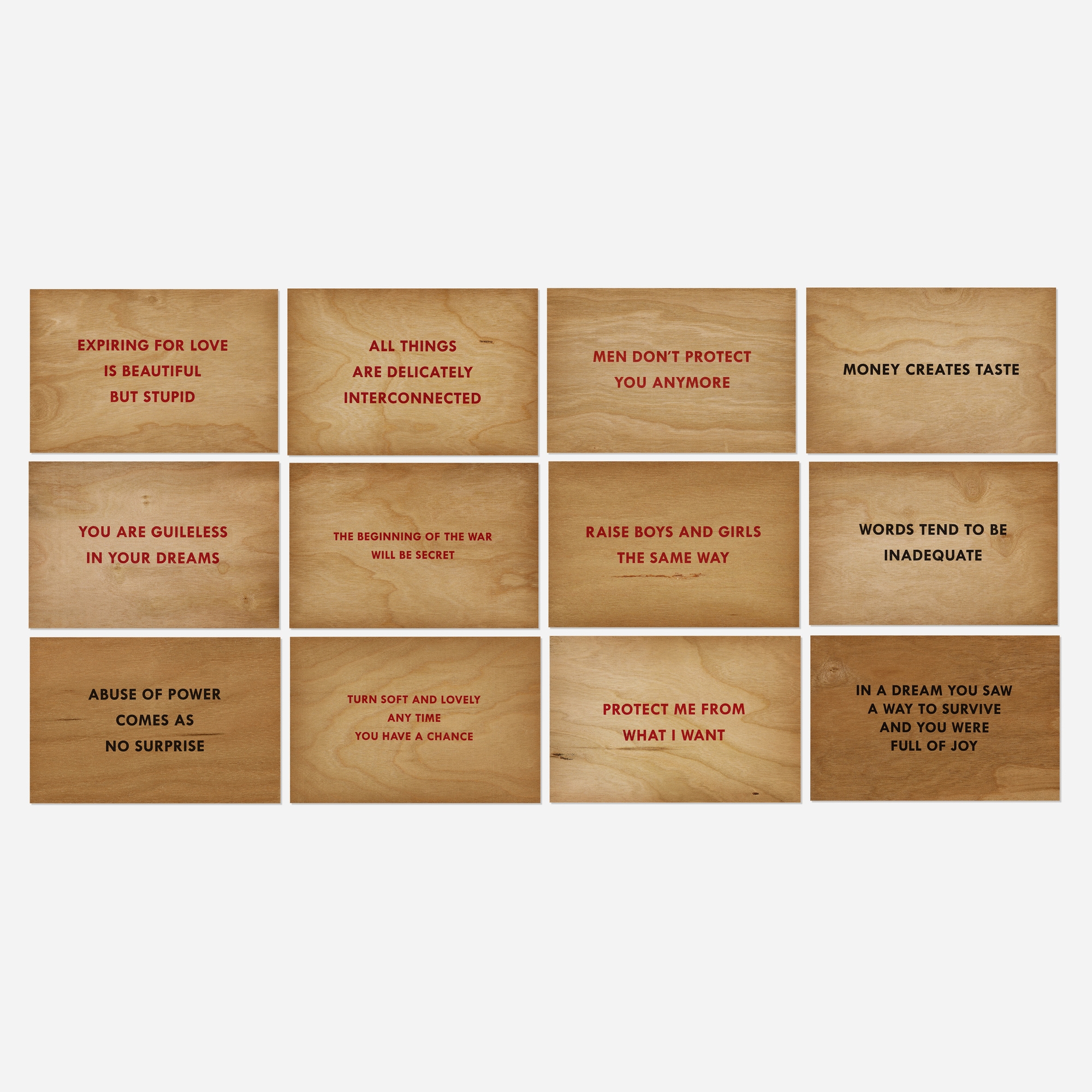 Jenny Holzer | Truisms (1994 - 2000) | MutualArt