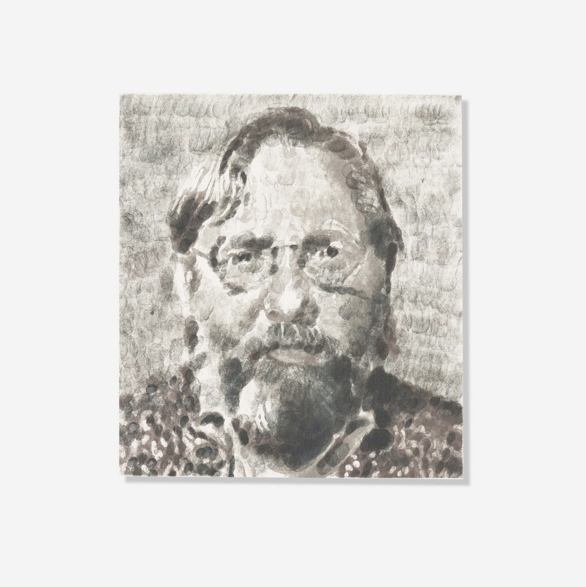 Chuck Close | John I (1990) | MutualArt