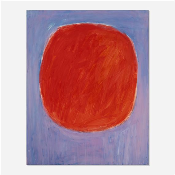 Rex Ashlock | Red on Blue (1963) | MutualArt