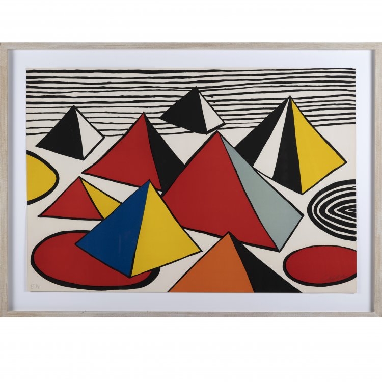 Alexander Calder | 'Pyramids' (1970) | MutualArt