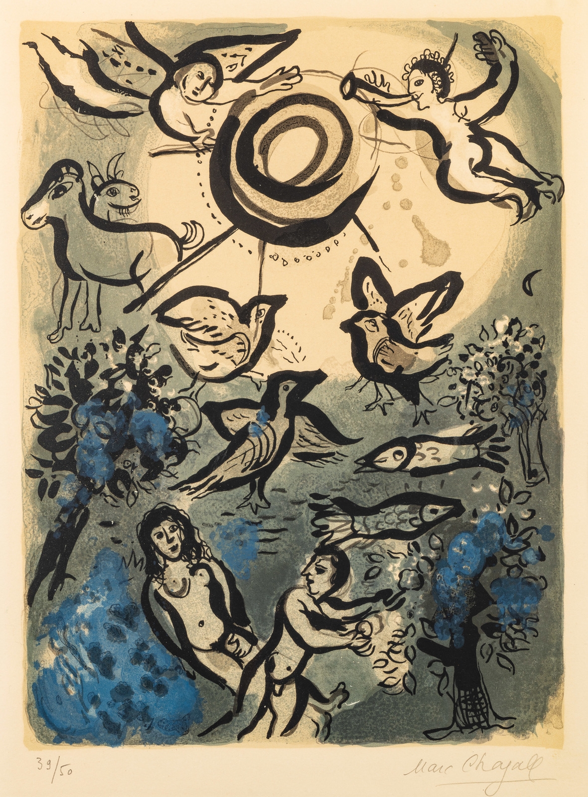 Marc Chagall | Création (1958 - 1959) | MutualArt