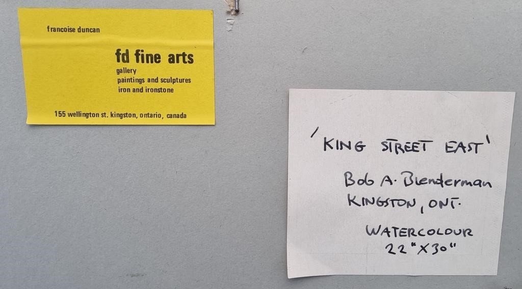 Robert A. Blenderman | King Street East | MutualArt