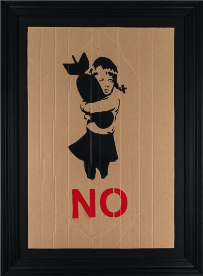 Banksy | Bomb Hugger (2003) | MutualArt