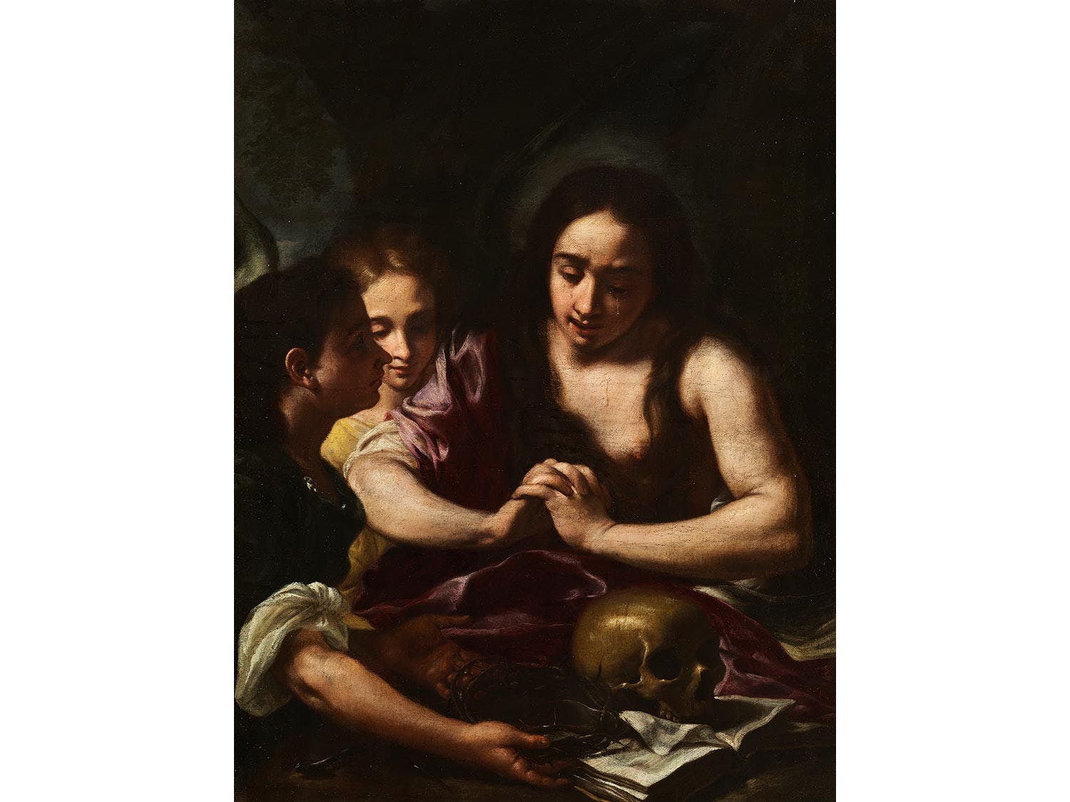 Rutilio Manetti | THE PENITENT SAINT MARY MAGDALENE IN PRAYER WITH ...