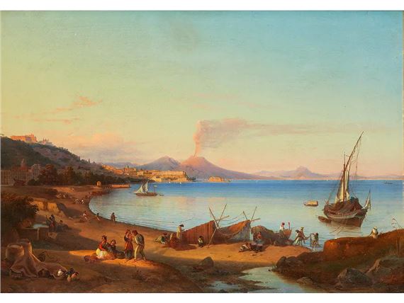 Johann Georg Gmelin | MALERISCHE ANSICHT DER BUCHT VON NEAPEL (1851 ...