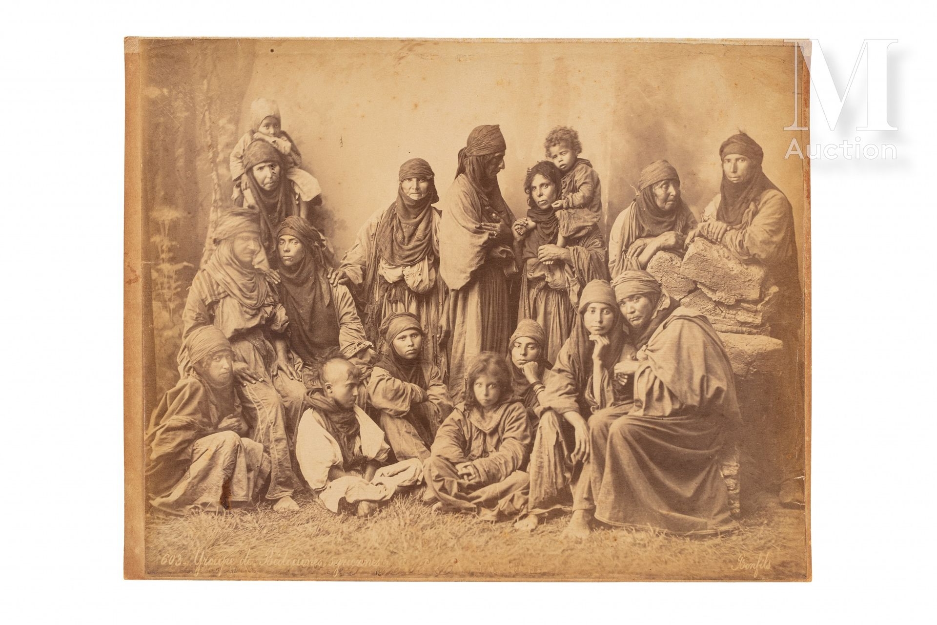 Félix Bonfils | Group of Syrian Bedouin Women | MutualArt