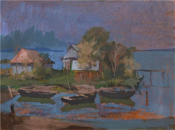 Joszef Csaki-Maronyak | Fishermen's Lodges | MutualArt