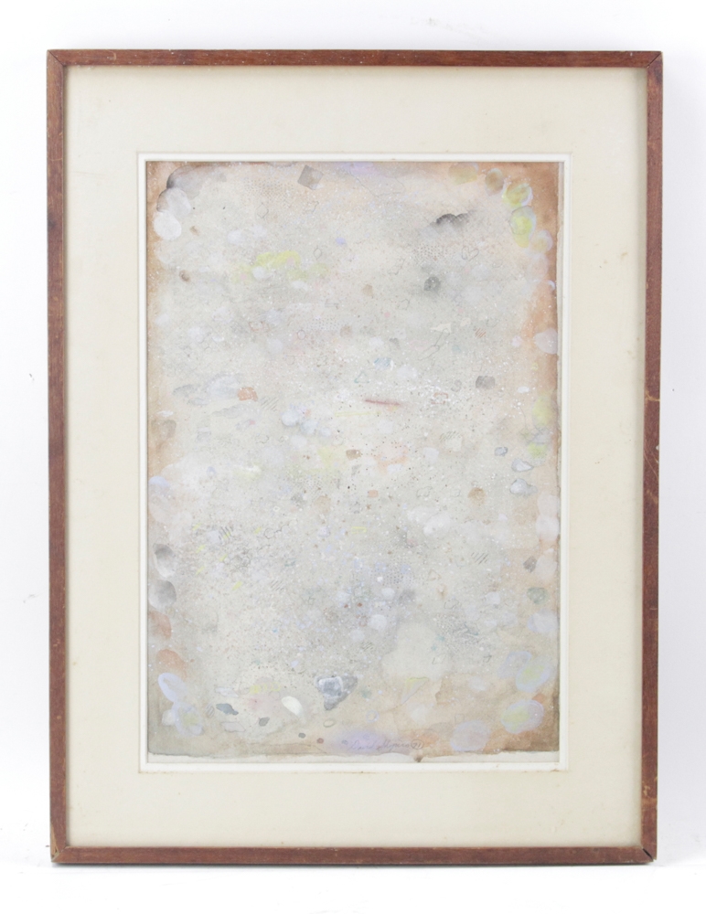 David Shapiro | David Shapiro, Mixed Media Watercolor (1971) | MutualArt