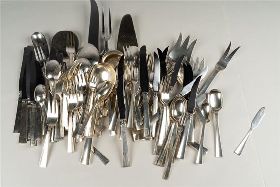Allan Adler | ALLAN ADLER STERLING FLATWARE SERVICE | MutualArt
