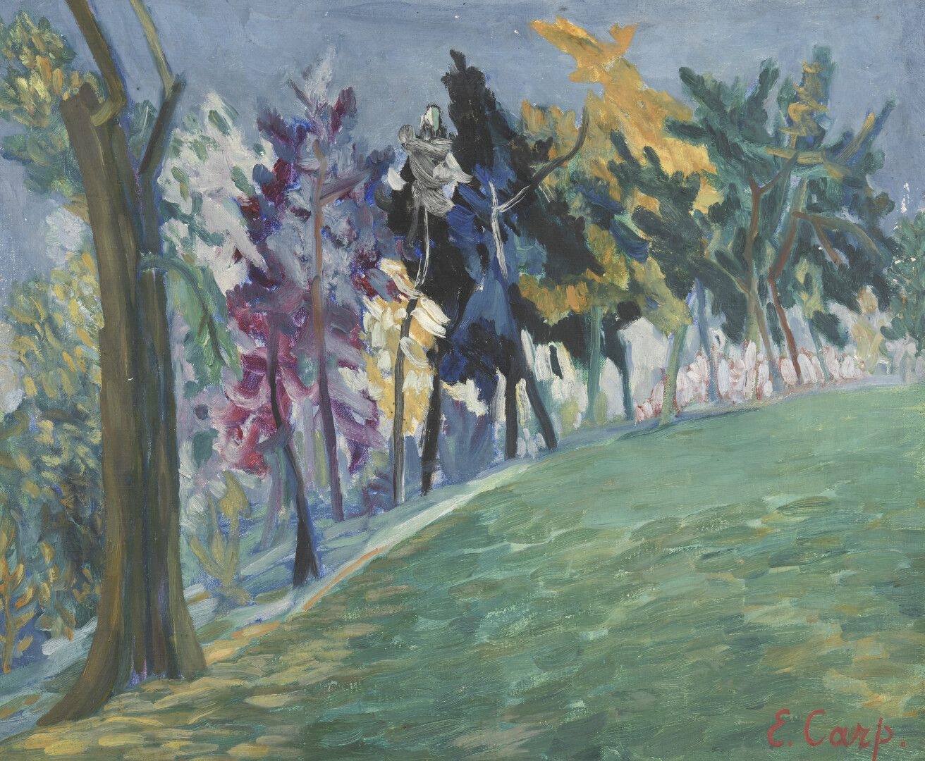 Esther Carp | Trees in bloom | MutualArt